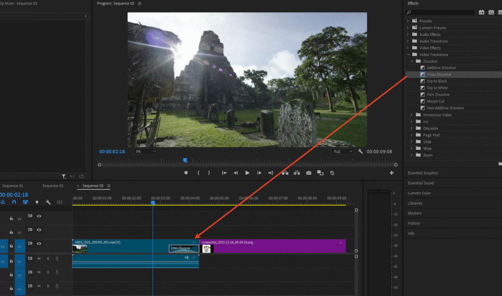 Basic Pr Transition Tutorial + PrAide: Four Commonly Used Transitions ...